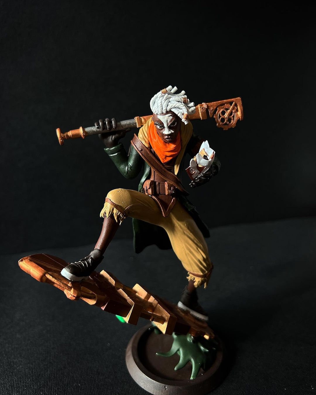 Ekko Firelight Arcane - League of Legends - Figure Handmade Painted - Etsy
