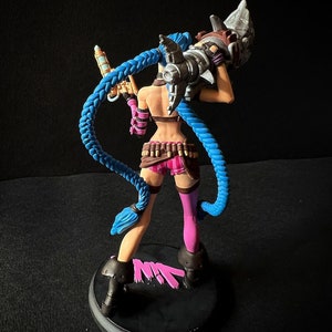 Jinx Figure Arcane - League of Legends - Handmade Painted - Etsy