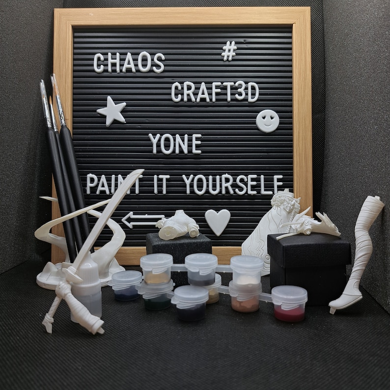 Yone Figure League of Legends Handmade Painted - Etsy