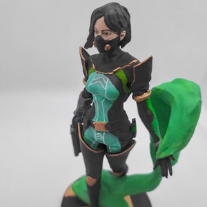 Viper Figure Valorant Handmade Painted - Etsy