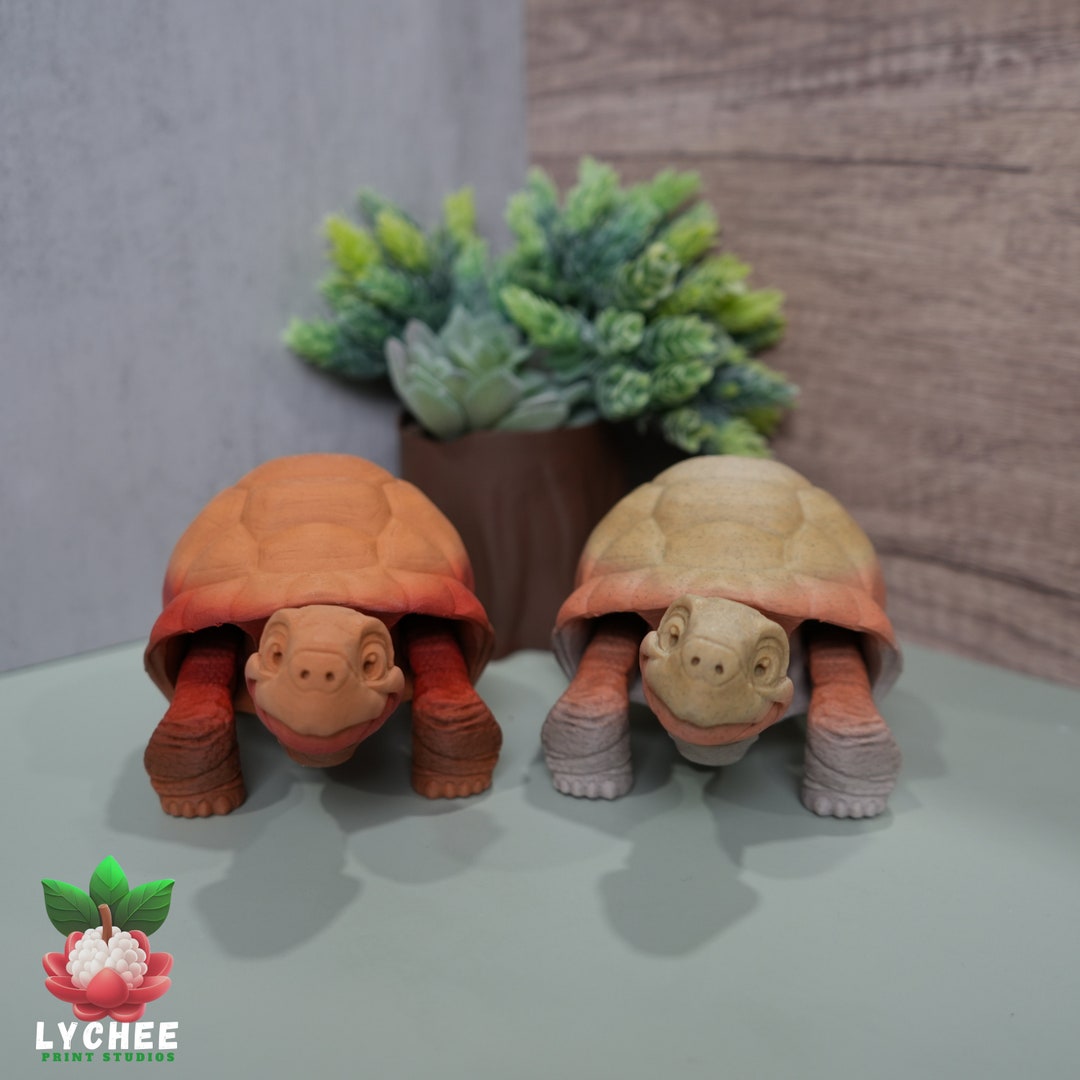 Tortoise | Articulating | Toy | Fidget | Turtle | Desktoy | Cute | Pet ...