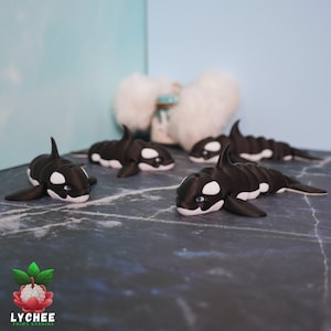 Killer Whale | Articulated | Orca | Desk Fidget | Glow in the Dark ...