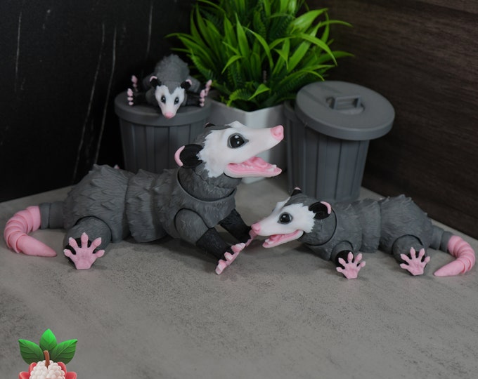 Articulated Opossum 3D Printed - Etsy