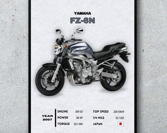 YAMAHA R1 2021 Black, Yamaha Poster, R1, Motorcycle Poster, Motorcycle ...