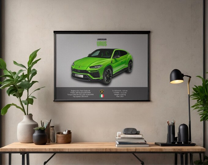 Lamborghini Urus Mansory Venatus Poster Car Print, Digital Download ...