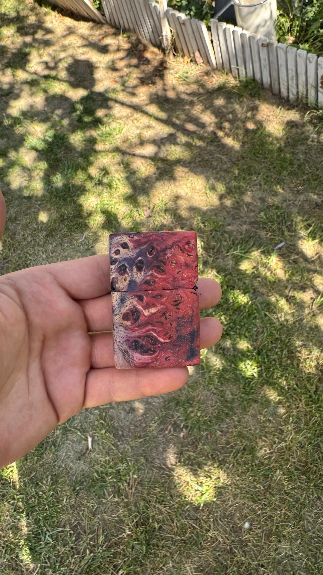 Estojo para isqueiro Zippo artesanal em madeira de freixo, Kiantai ...