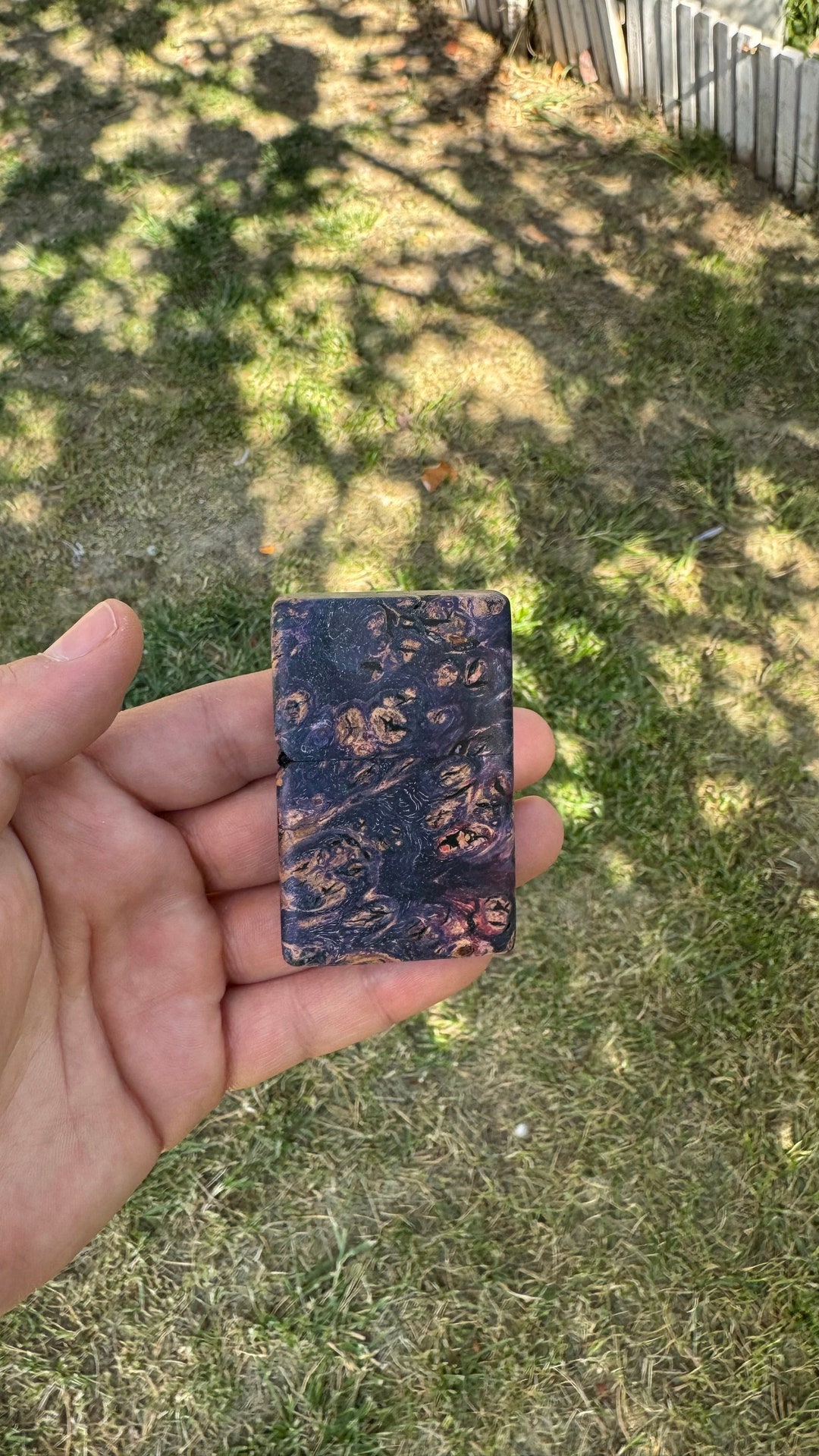 Cigaretta Lighter Case, Handcrafted Wood Zippo Lighter Case, Stabilized ...