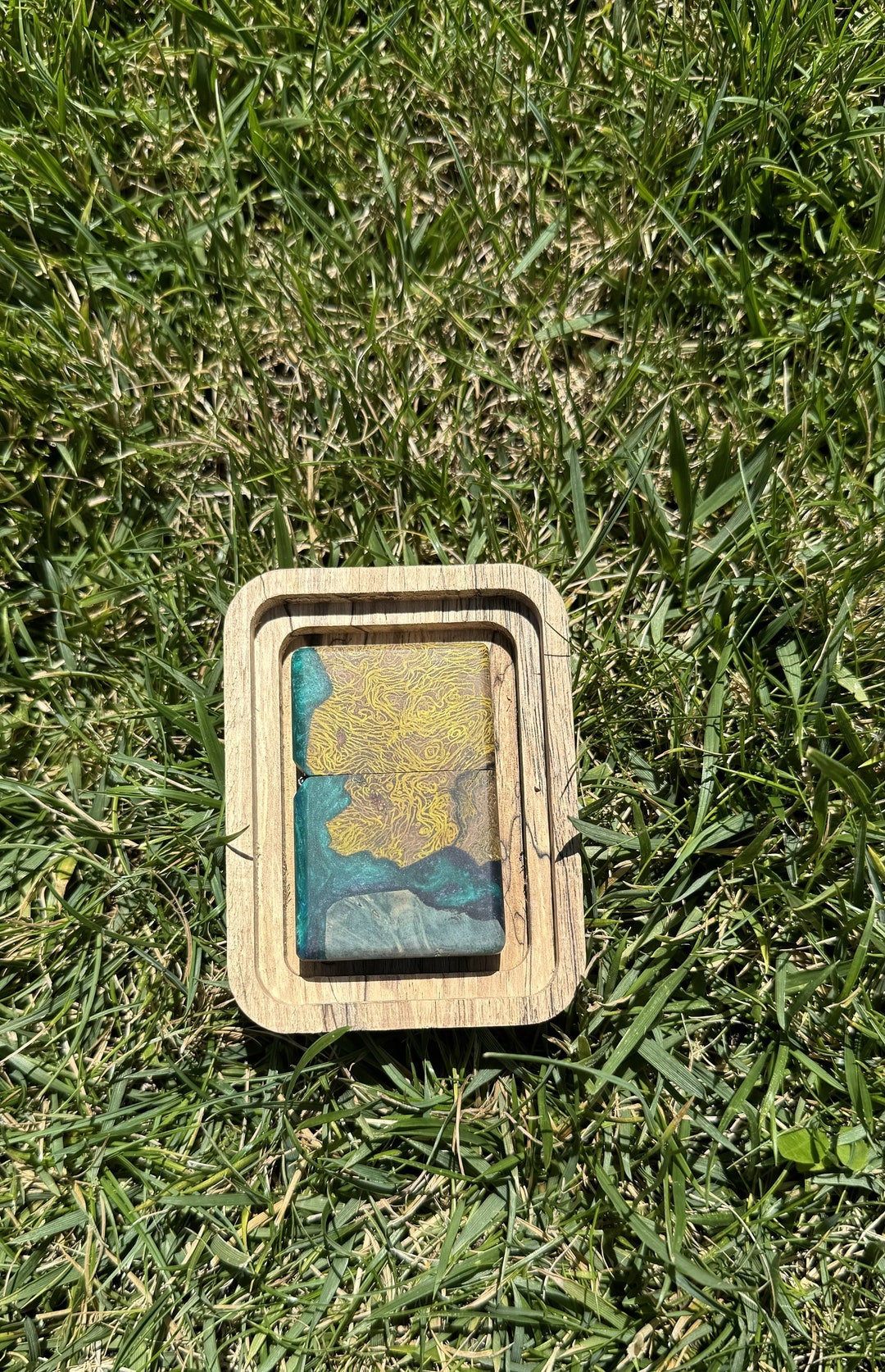 Cigaretta Lighter Case, Handcrafted Wood Zippo Lighter Case, Stabilized ...