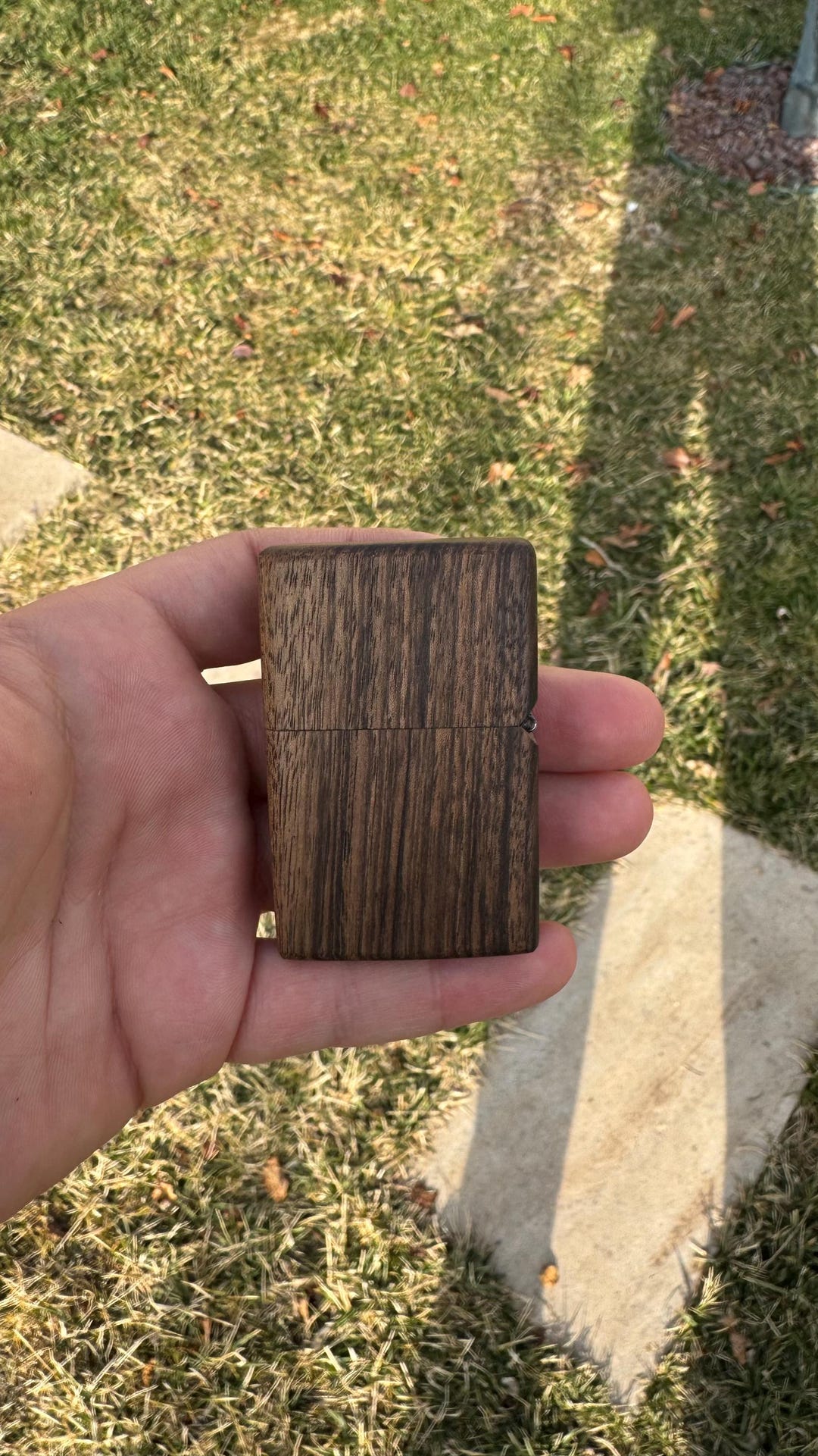 Cigaretta Lighter Case, Handcrafted Wood Zippo Lighter Case, Stabilized ...