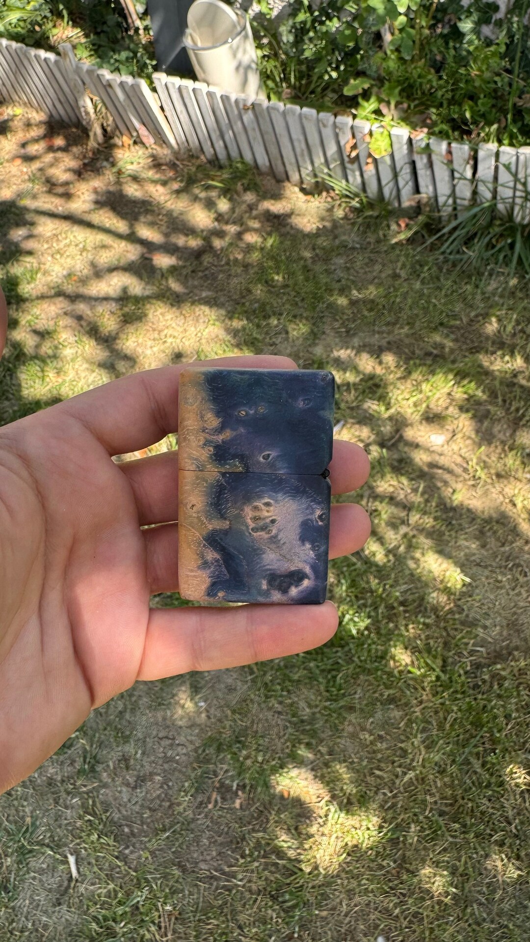 Cigaretta Lighter Case, Handcrafted Wood Zippo Lighter Case, Stabilized ...