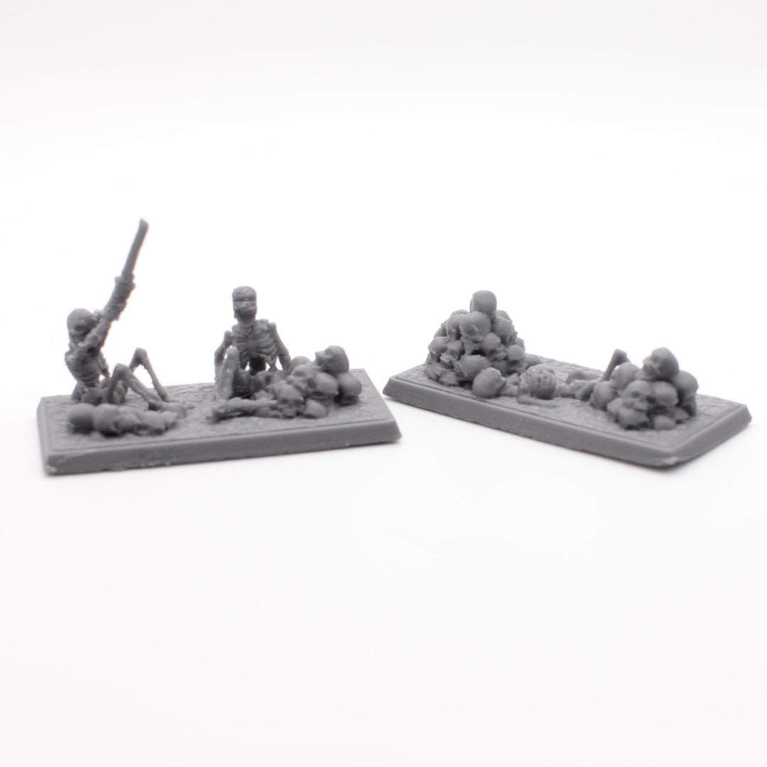 Bones and Skeleton Scatter Terrain Miniature for Dungeons and Dragons ...