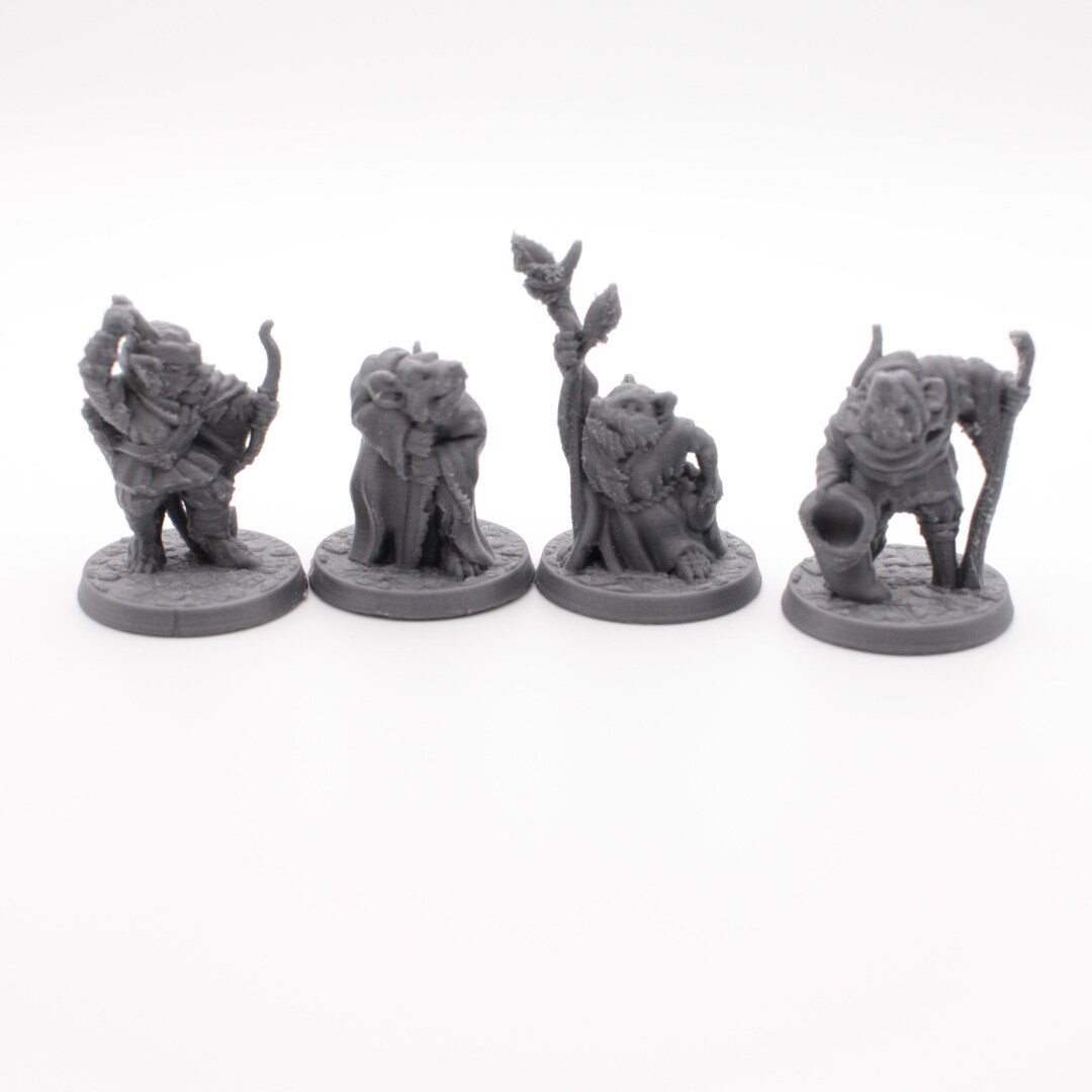 Rat or Rodent Folk TTRPG Miniature for Dungeons and Dragons, Pathfinder ...