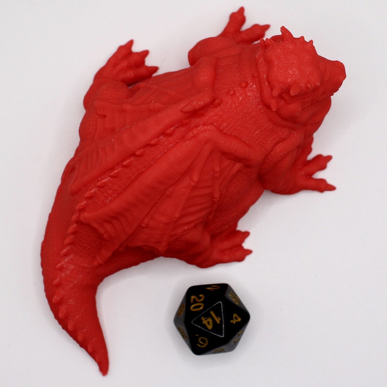 Fat Dragon Themberchaud Monster Miniature for Dungeons and Dragons ...