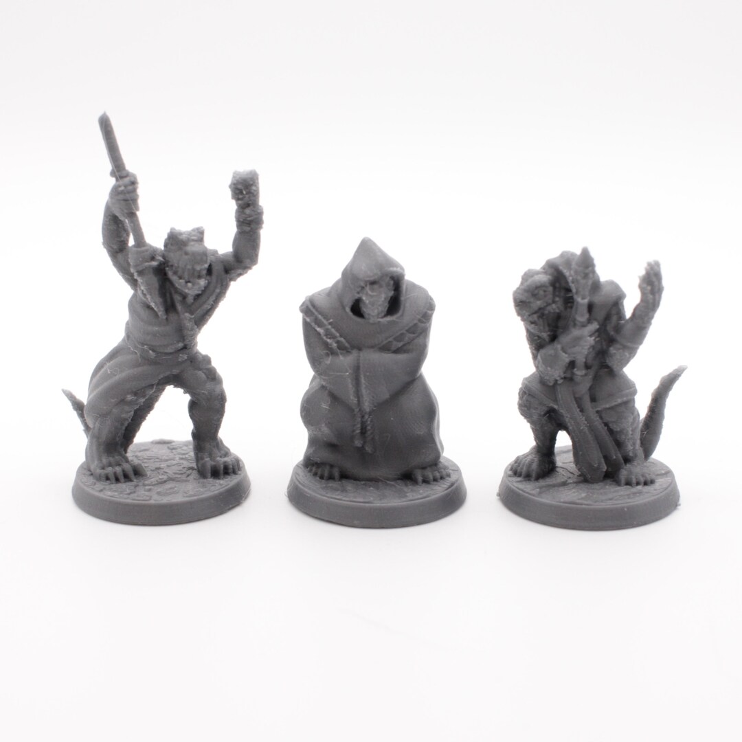 Reptile or Lizard Folk TTRPG Miniature for Dungeons and Dragons ...