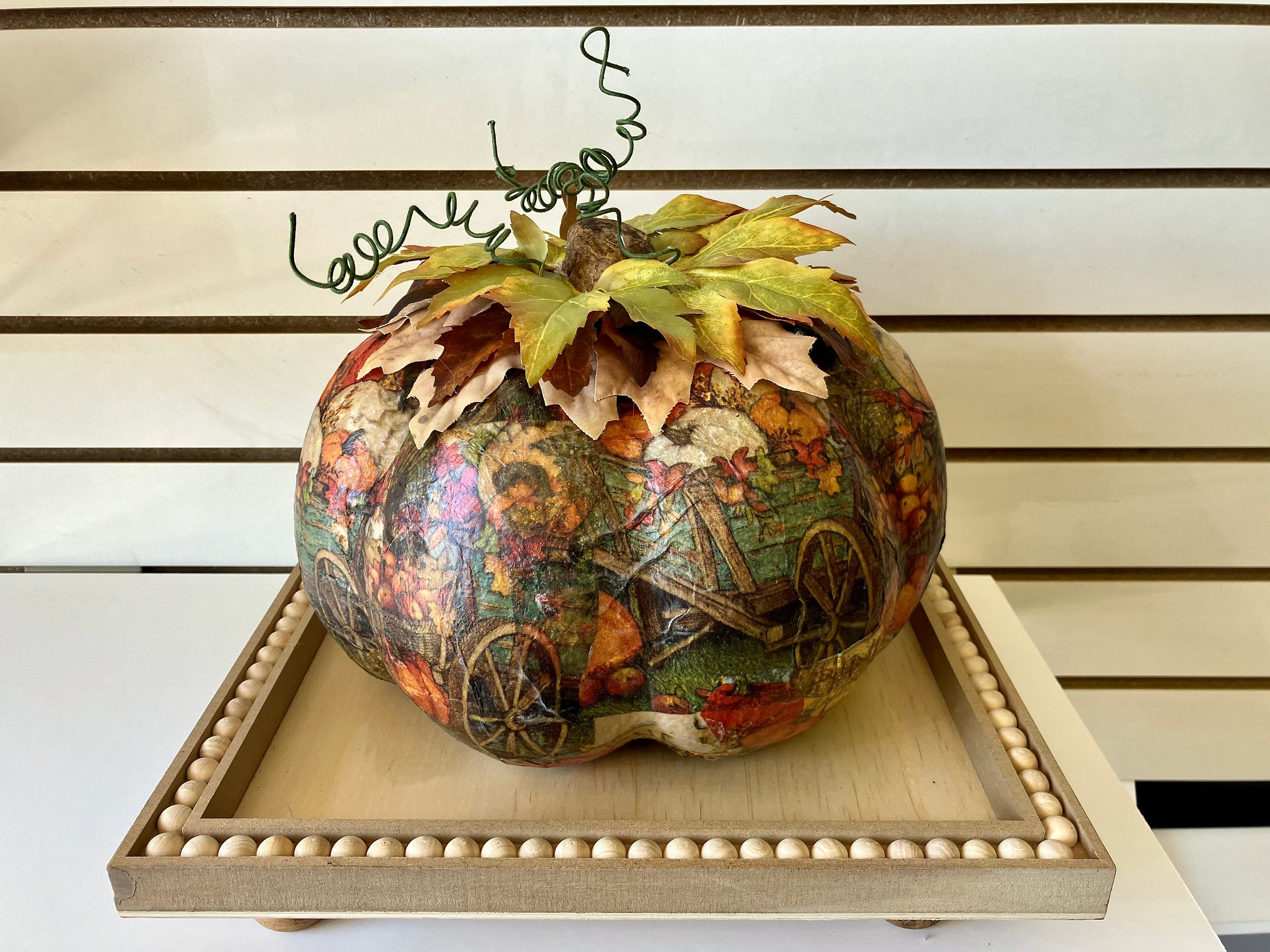Fall Pumpkin, Home Decor, Fall Centerpiece, Medium Sized Pumpkin - Etsy