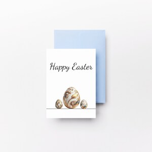 Printable Happy Easter Card,instant Download PDF / Anniversary Card ...