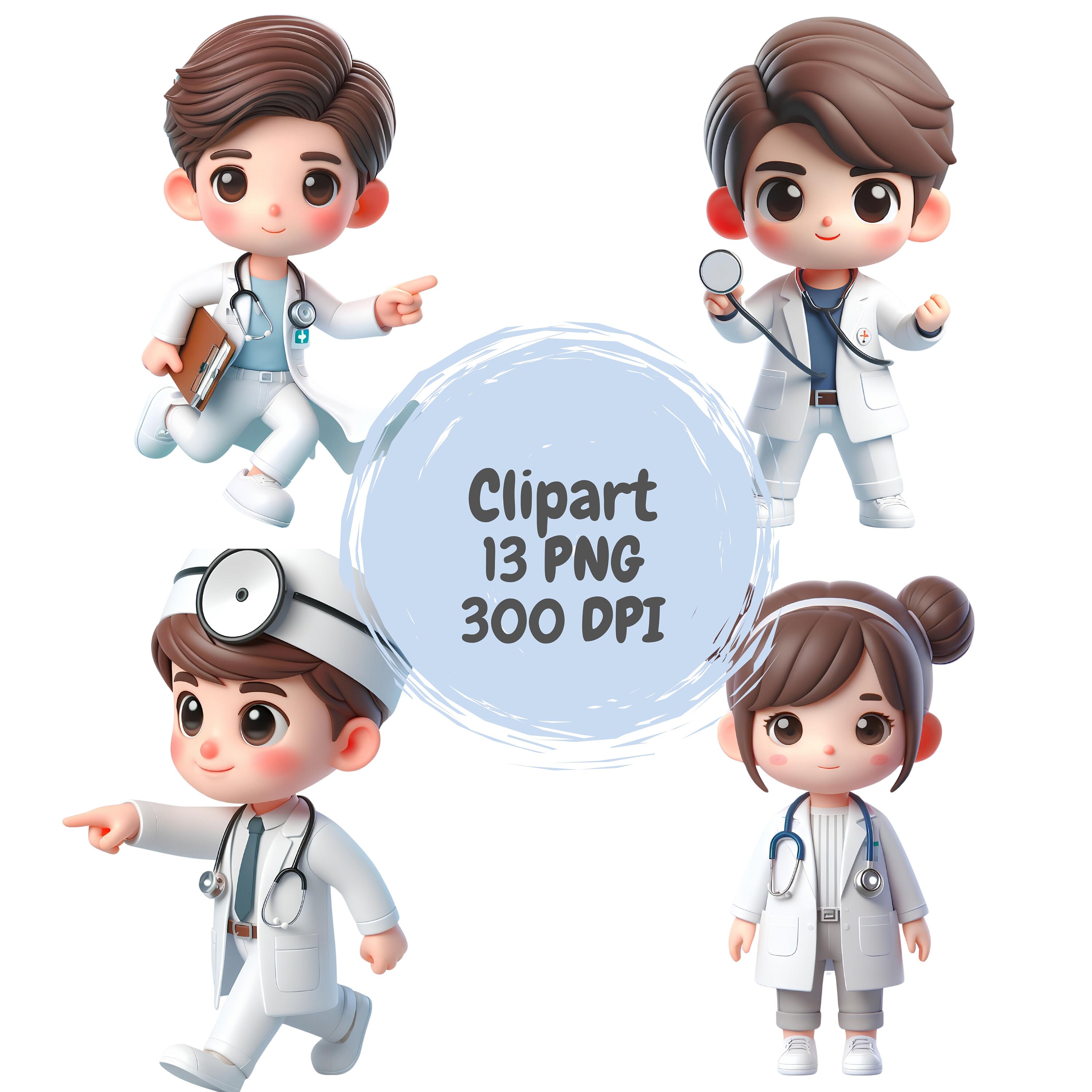 Kid Doctor Clipart,cute Doctor PNG Clipart,transparent PNG, Commercial ...