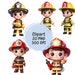Kid Firefighter Clipart,cute Firefighter Clipart PNG Clipart ...