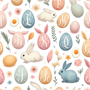 Set of 13 Easter Seamless Pattern Paper Pack,printable Scrapbook Paper ...