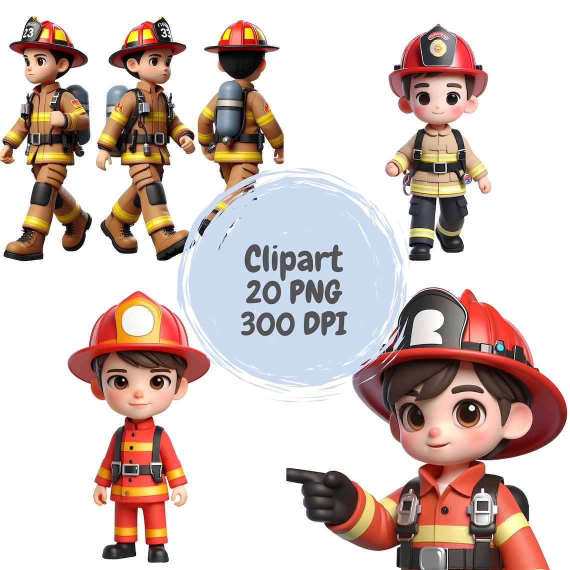 Kid Firefighter Clipart,cute Firefighter Clipart PNG Clipart ...