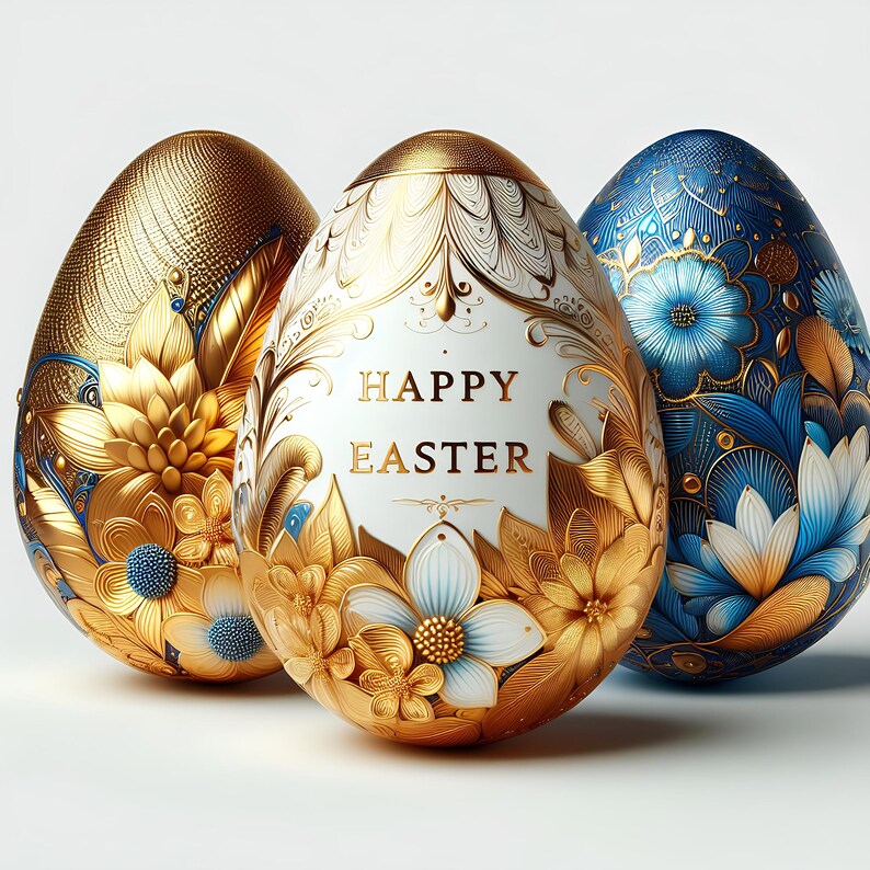 Easter Eggs Clipart Bundle, Easter Bunny Graphics ,easter Eggs Png ...