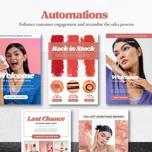 Beauty Marketing Emails Template | Ecommerce Email Template Canva ...
