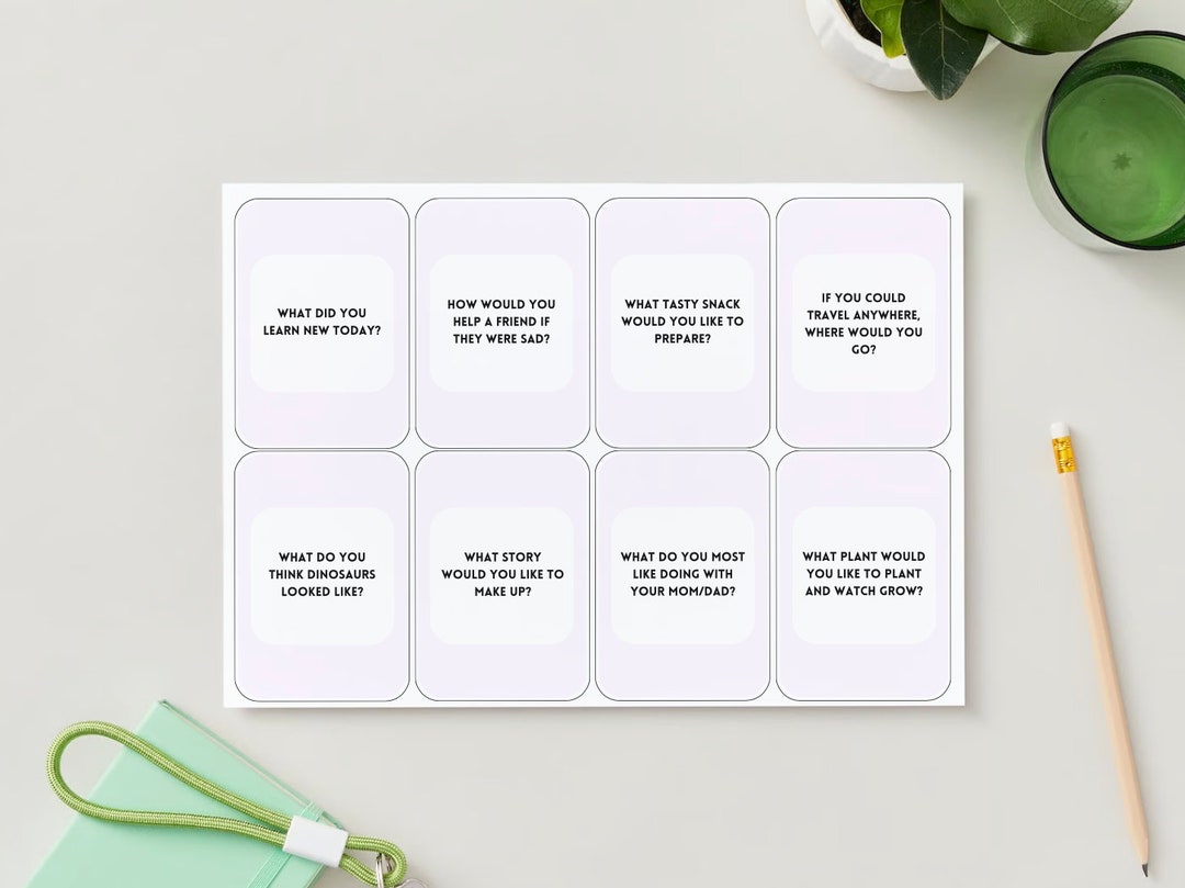 Children's Conversation Cards | Communication Cards | Educational ...