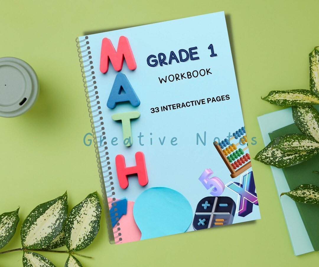 Grade 1 Math Workbook, Math Workbook, Math Printable, Math Worksheet ...