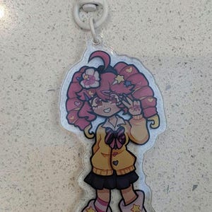PREORDER Teto Kasane Keychain Gyaru - Acrylic - Etsy