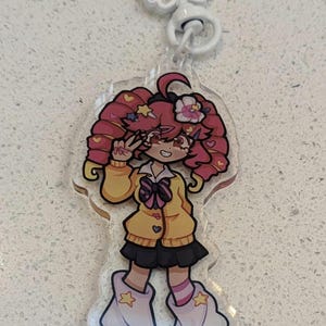 PREORDER Teto Kasane Keychain Gyaru - Acrylic - Etsy