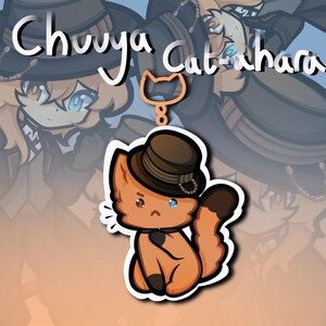 PREORDER Chuuya Nakahara Cat Kitten Keychain Bungo Stray Dogs Bungou ...
