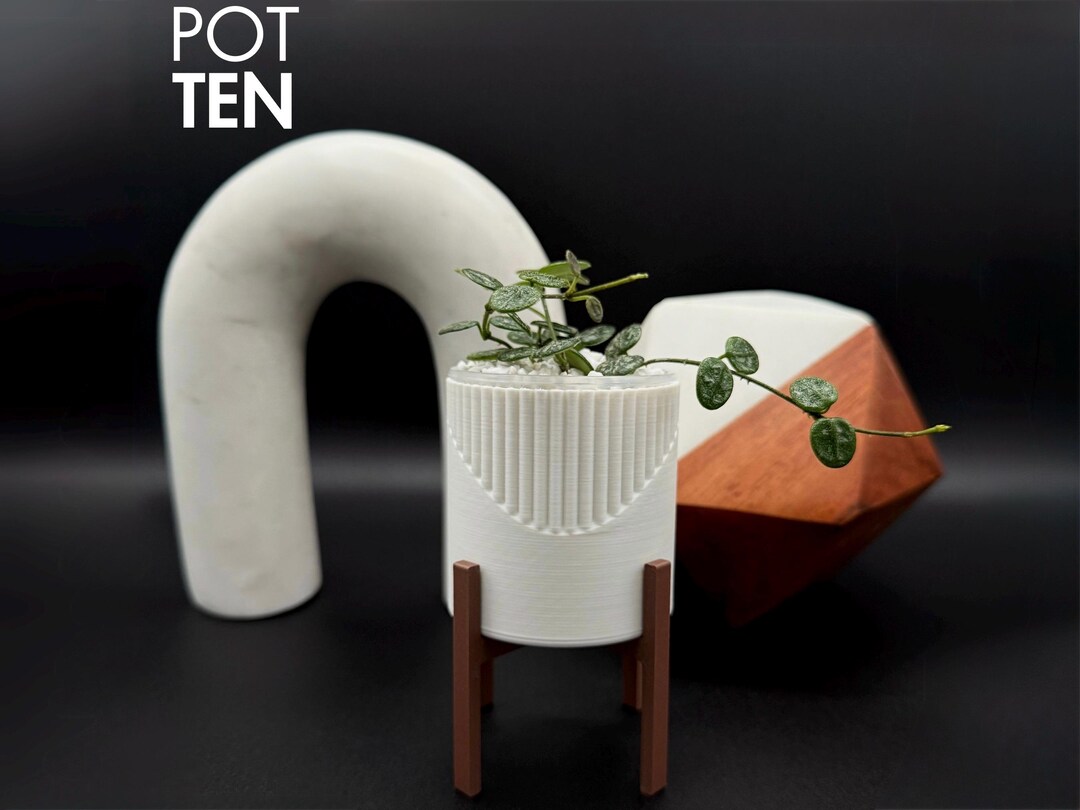 Pot Ten Magnetic Plant Stand Modern Planter - Etsy