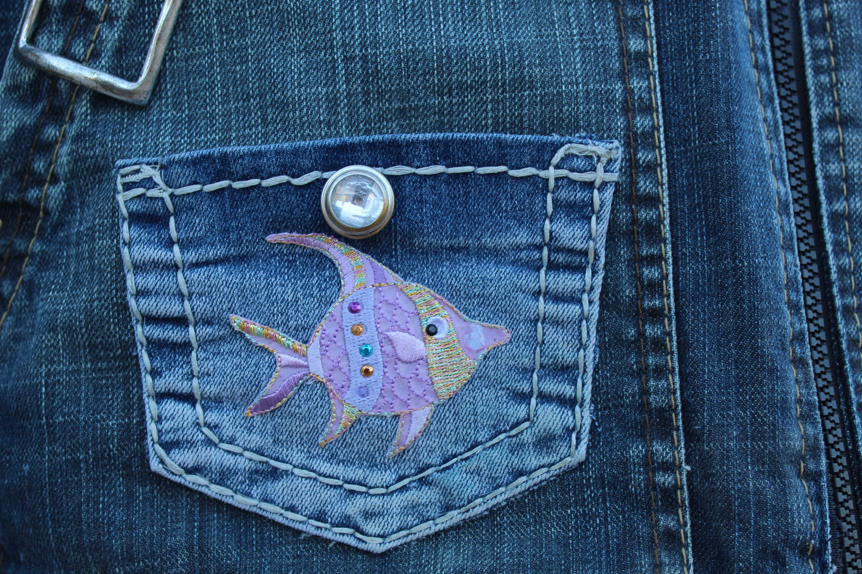 Under the Sea, Mermaids, Waves, Fish, Pockets, Zipper. Sustainable, Re ...