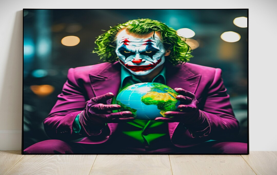 Menacing Joker Poster. - Etsy