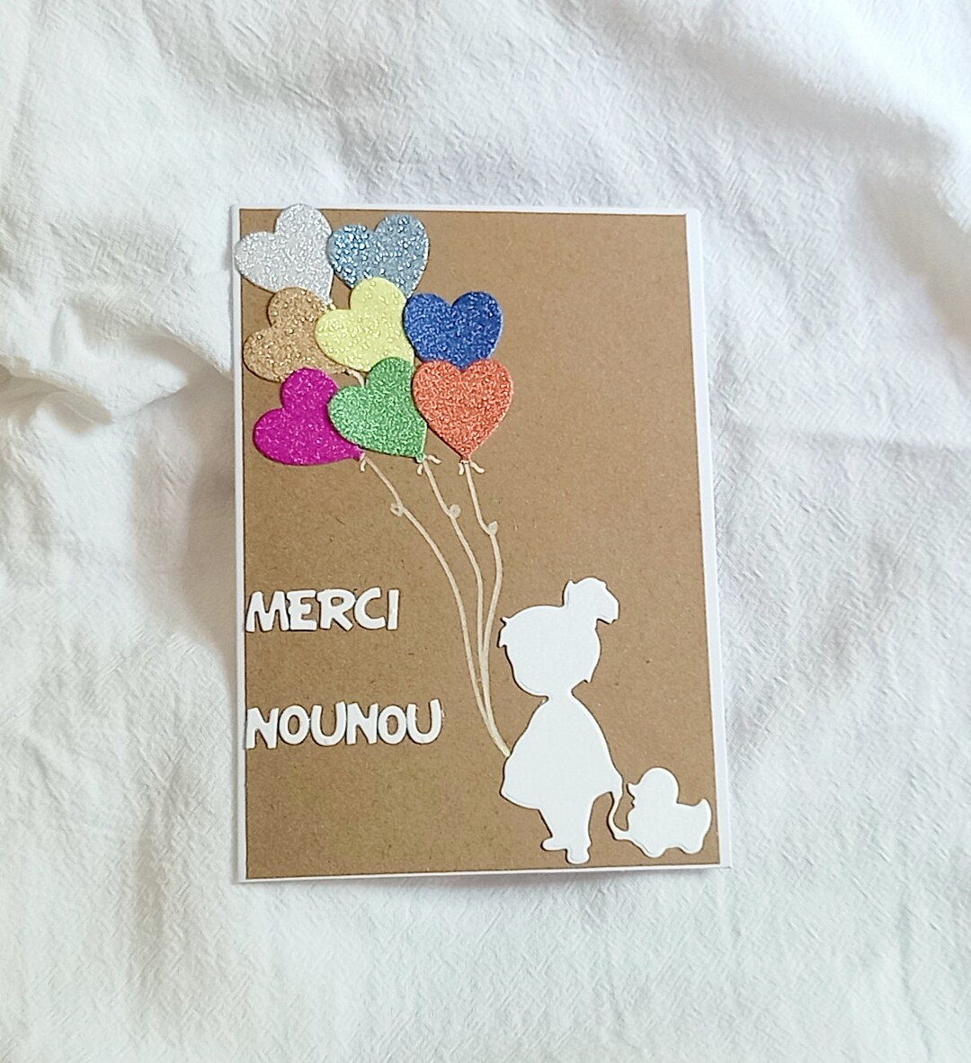 Thank You Nanny Card - Nanny Thanks - End of Year Gift - Nanny Gift ...
