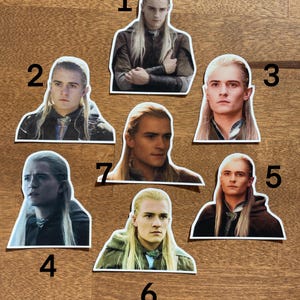 Legolas, Lord of the Rings, Sticker Set - Etsy