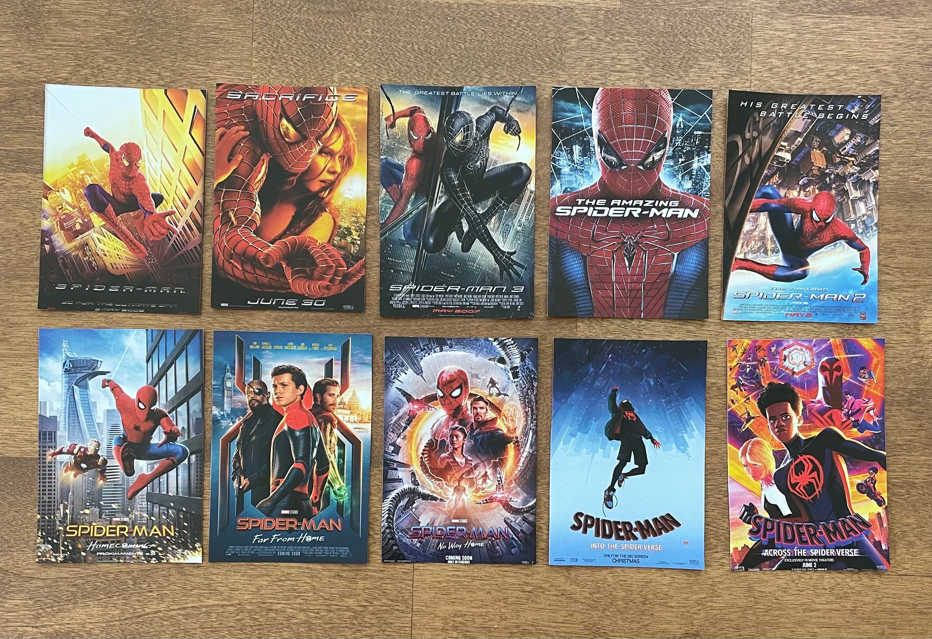 Spider-man Poster Stickers - Etsy