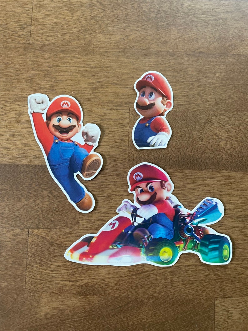 Super Mario Bros Movie Stickers - Etsy