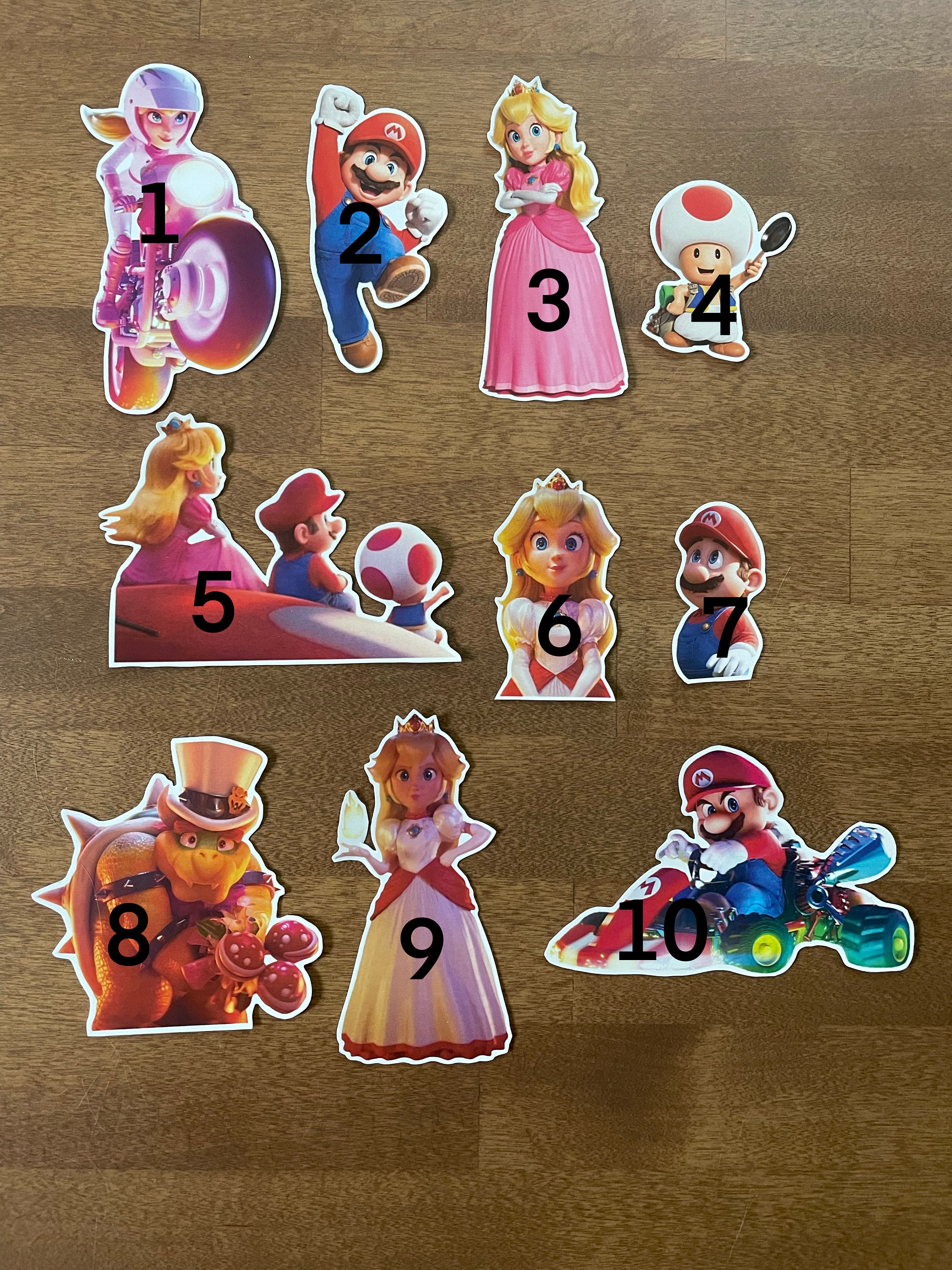Super Mario Bros Movie Stickers - Etsy