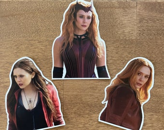 Wandavision Chibi Sticker Wanda Maximoff Scarlet Witch Designed by ...