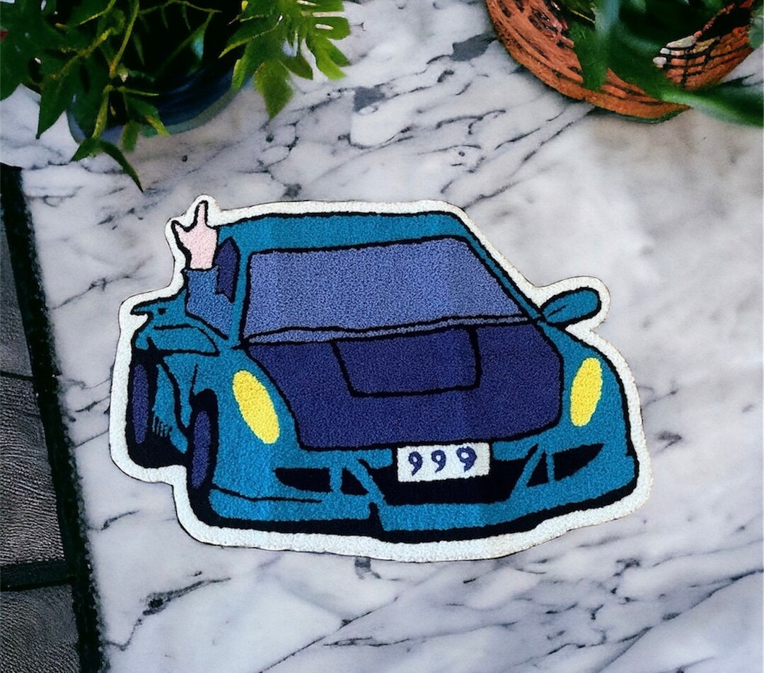 Sports Car Cartoon Rug Car, Cartoon, Sports Car, Rugs, Carpet, Themed ...