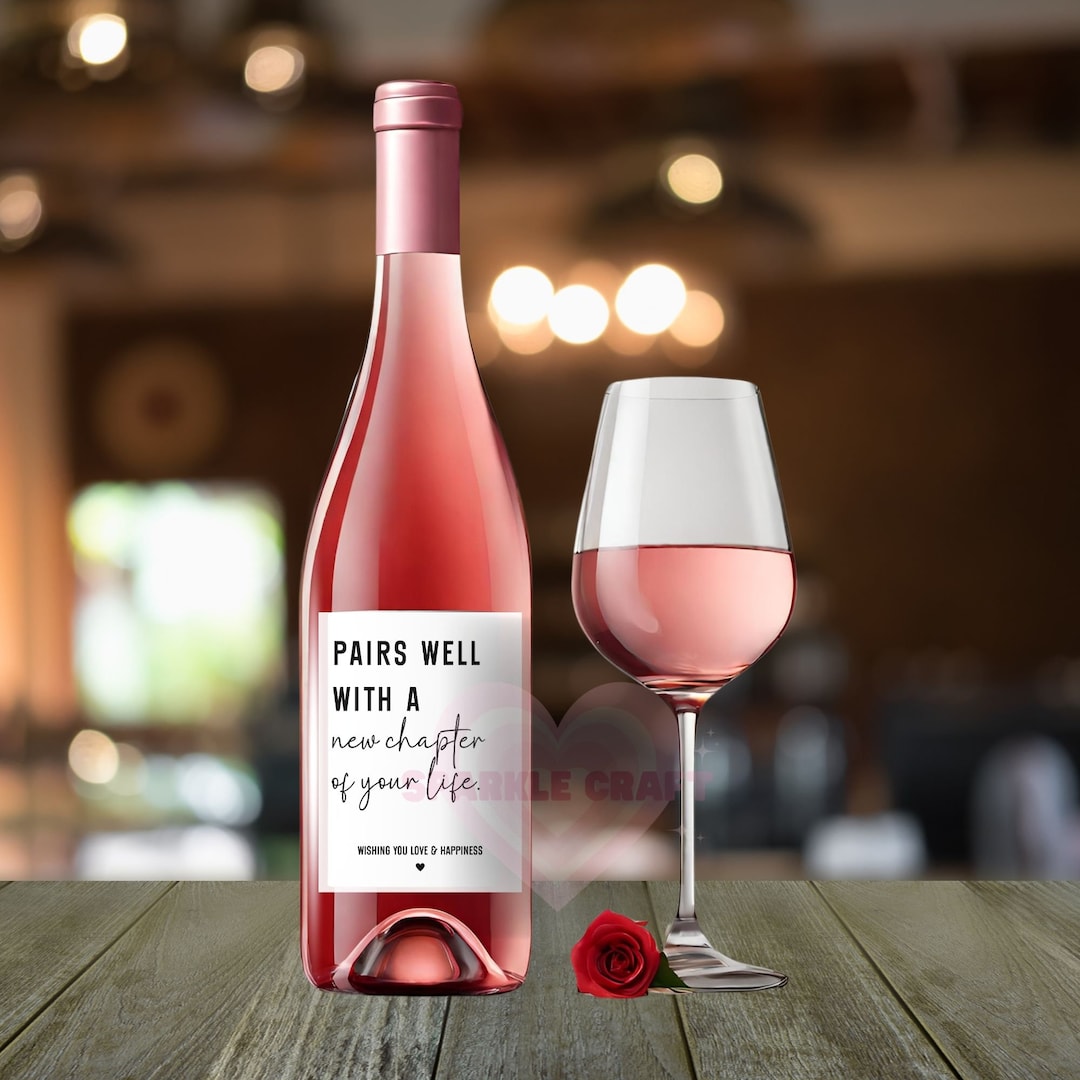 Pairs Well With New Chapter| New Chapter Gift | New Chapter Wine Label ...
