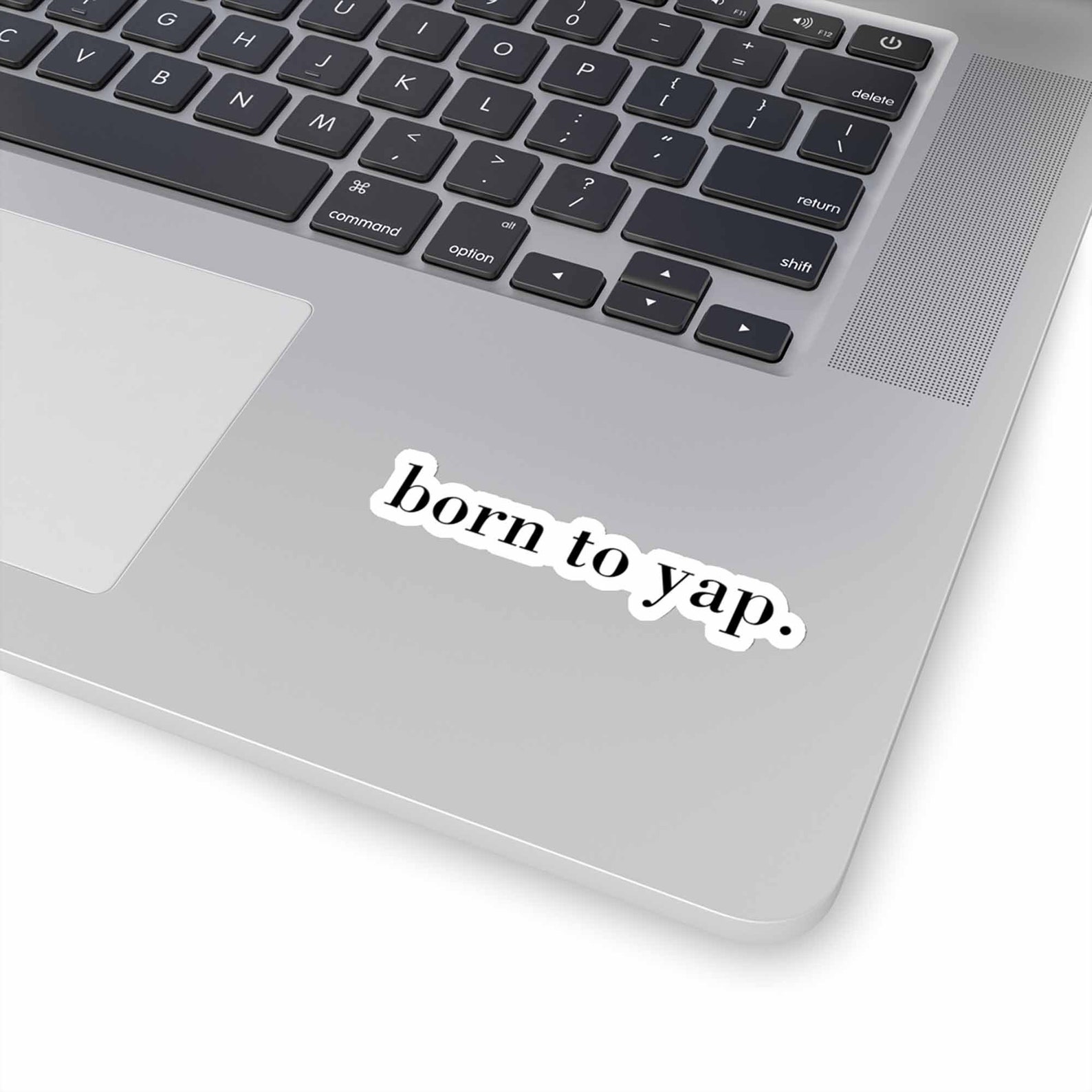 Embroidered Born to Yap Sticker Funny Y2k Meme Sticker Funny Sticker ...