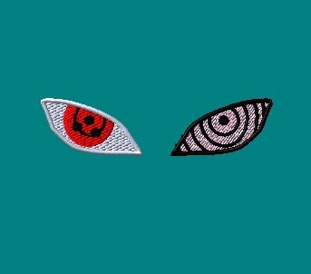 Naruto Anime Cartoon Eyes Embroidery File - Etsy