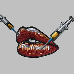 Botox Lips Syringe Embroidery File - Etsy