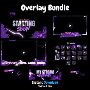 Animated Overlay Pack | Transition | Panels | Facecam | Banners ...