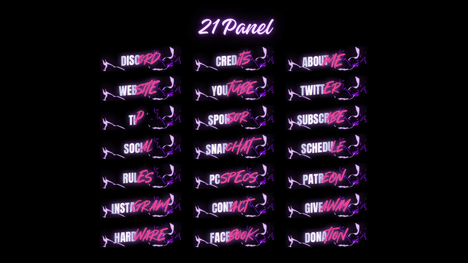 Animated Overlay Pack | Transition | Panels | Facecam | Banners ...