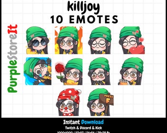 10 Reyna Emotes From Valorant | Twitch Emotes | Discord Emotes | Kick ...