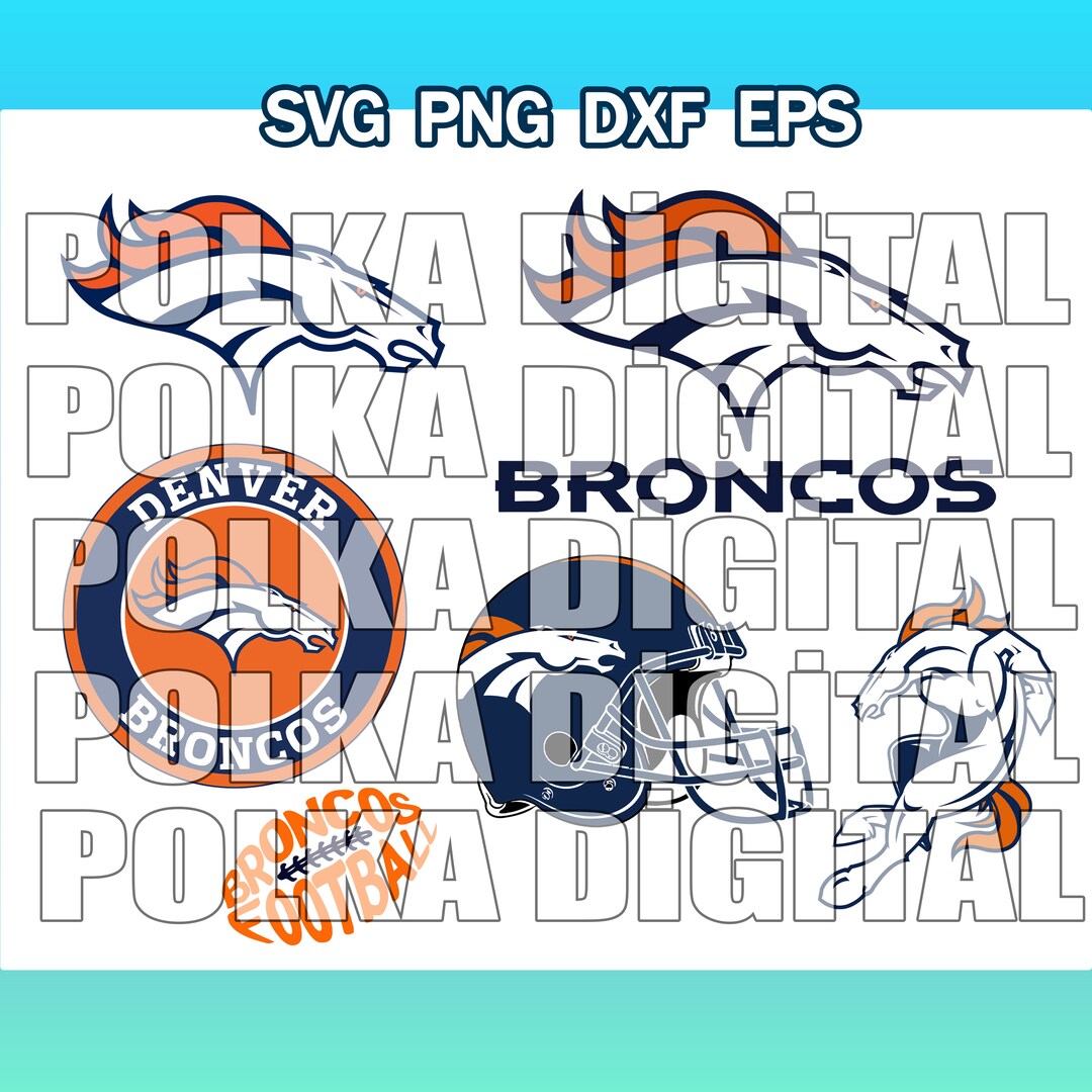 Denver Broncoss Football SVG PNG Bundle, Svg Sports Files, Svg for ...