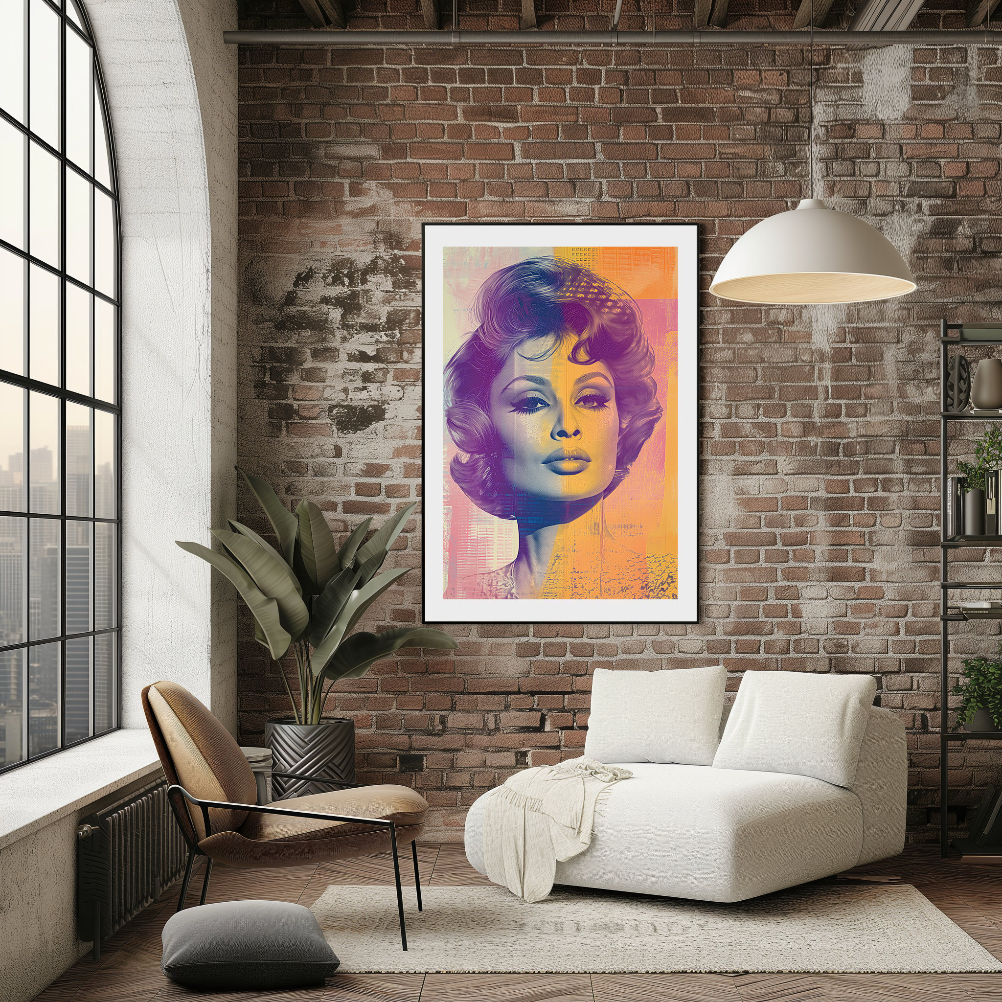 Sophia Loren Movie Star Poster Canvas Gift for Actor. Office Wall Decor ...